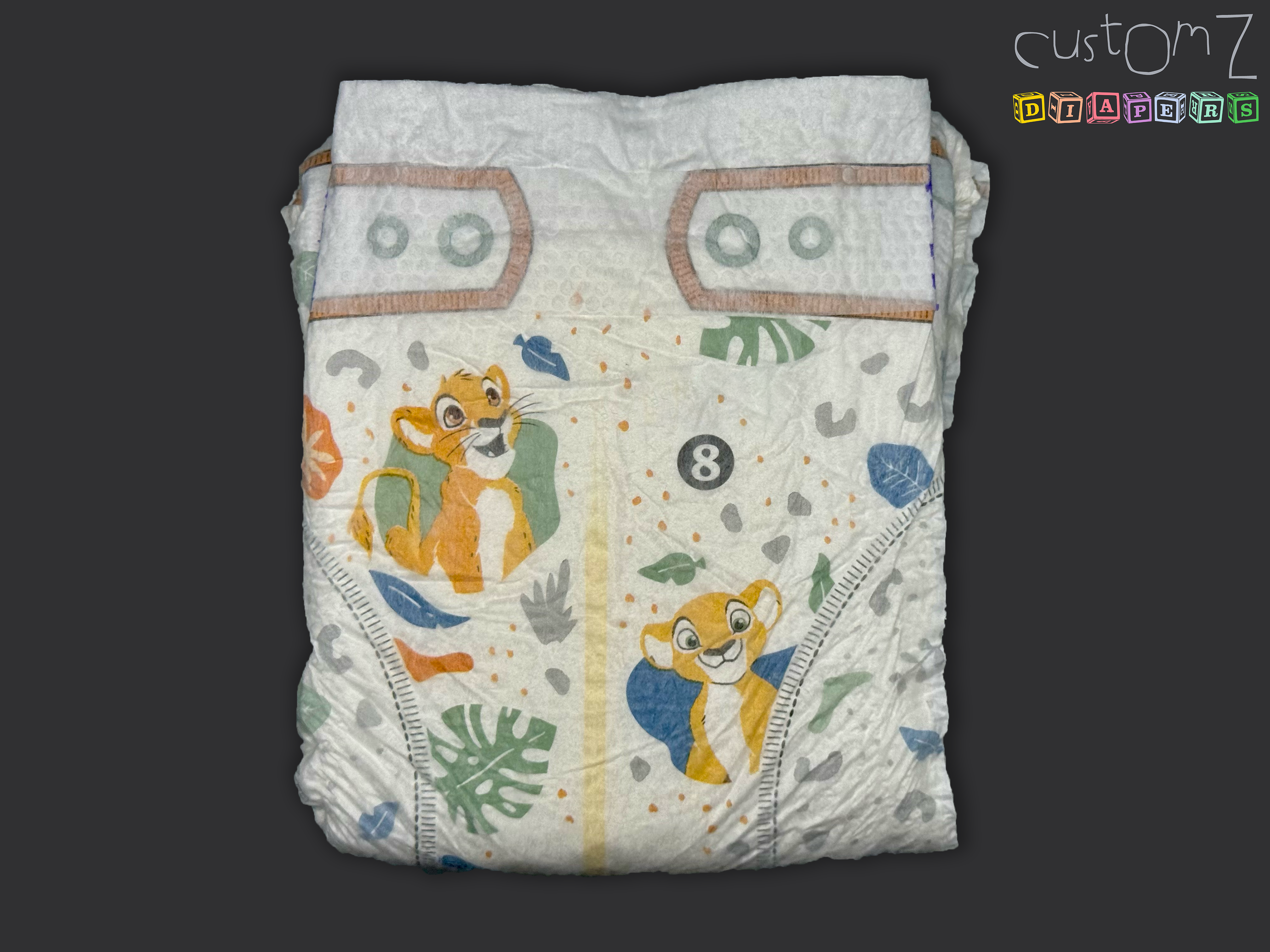 CustomZ Baby Lions ABDL Adult Baby Diaper Nappy - 1 x Nappy – CustomZ ...