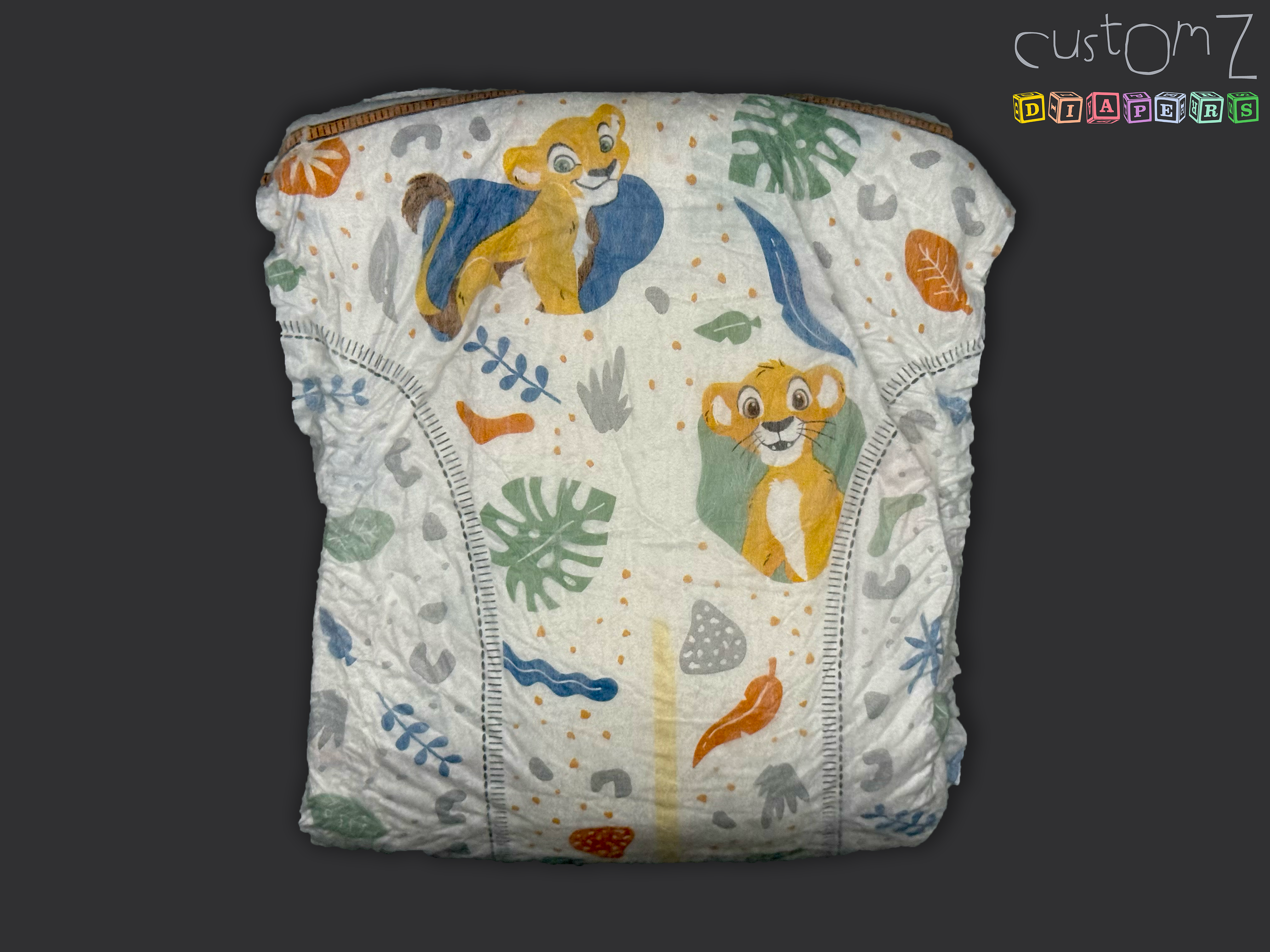 CustomZ Baby Lions ABDL Adult Baby Diaper Nappy - 1 x Nappy – CustomZ ...