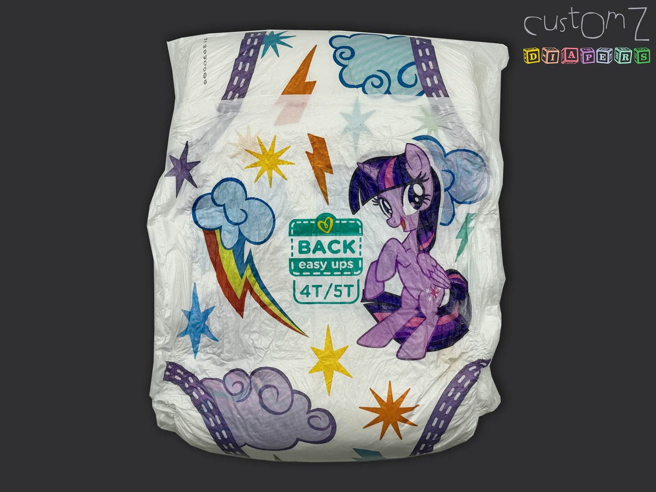 CustomZ MLP My Little Pony Rainbow Dash ABDL Plastic Backed Adult Baby ...