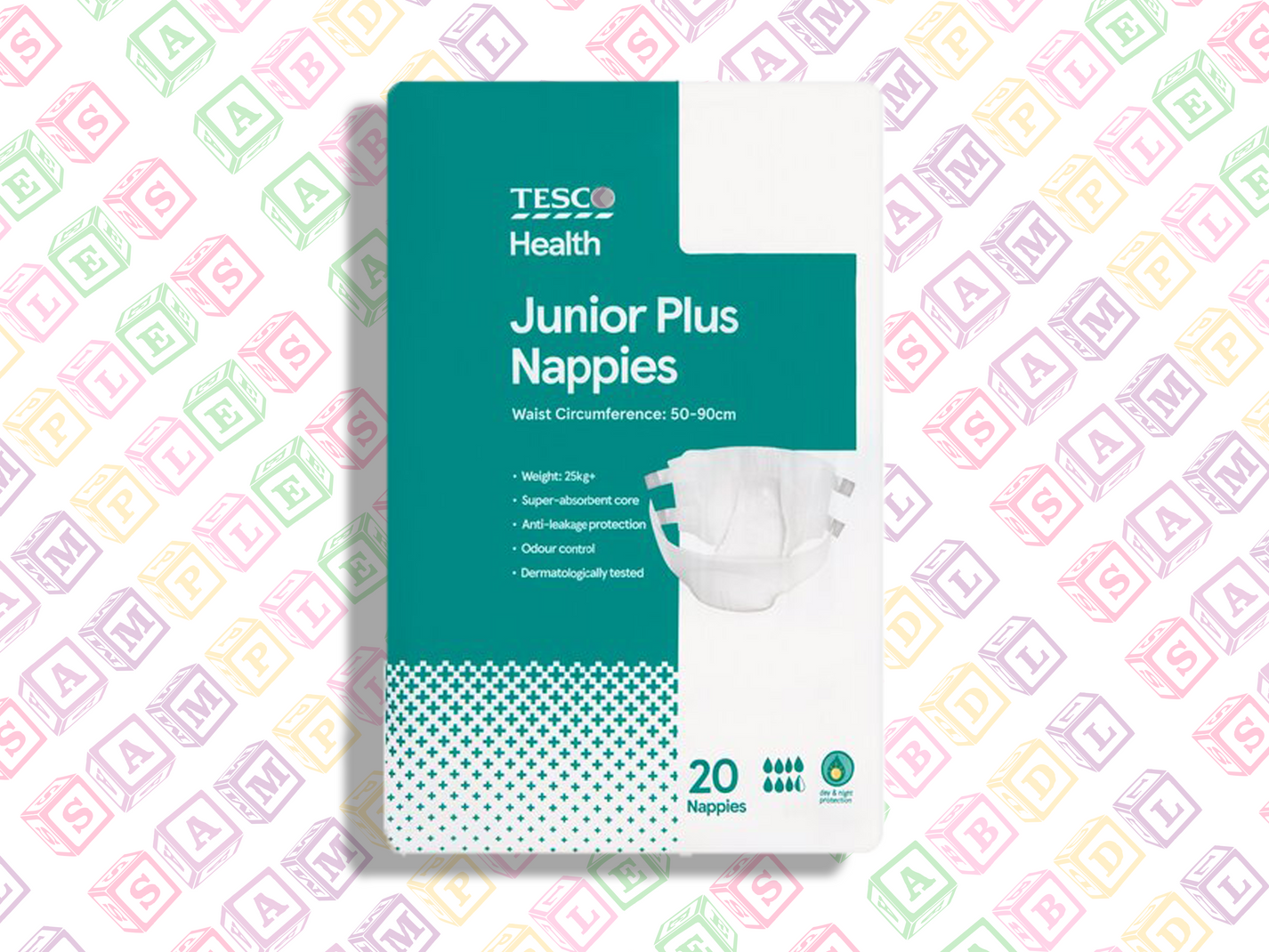 Tesco Health Junior Plus XXL Nappies Diapers - Pack of 20 – CustomZ Diapers